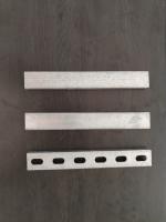 China Q235B Q355B Galvanized C Channel 41x21 Square Angle Slotted Metal Channel for sale