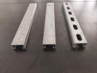 China Q235B Q355B Galvanized C Channel 41x21 Square Angle Slotted Metal Channel Hot Rolled Steel Strips for Long Lasting Structural Integrity for sale