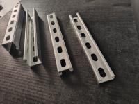 China 41x21 C Strut Channel Hot Dip Galvanized Steel with High Mechanical Strength and Corrosion Resistance for Solar PV Mounting Frames for sale