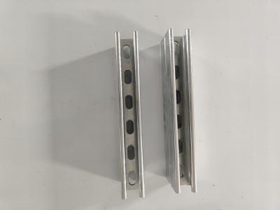 China 41×82 Electro-galvanized Double Spliced C Strut Channel with High Section Rigidity for Large Diameter Pipeline Support for sale