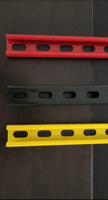 China Red Powder Coated C Channel Strut 1.5mm / 2.0mm For Fire Protection System for sale