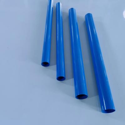 China Metal EMT Conduit with Blue Polyester Powder Coating and Galvanized Steel for Electrical Wiring Protection and Maintenance for sale