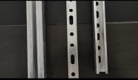 China Lightweight Solid Non-Perforated Metal Strut Channel with Custom Length for Heavy Load Bearing for sale