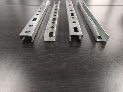 China Unistrut Channels 25x16 Galvanized Cold Formed C Channel Steel with Consistent Mechanical Performance and Durable Surface Protection for sale