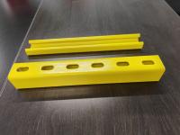 China Durable Carbon Steel Yellow Powder Coated C Strut Channel with Smooth Surface and Anti Rust Properties for Construction for sale