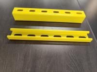 China Durable Carbon Steel Yellow Powder Coated C Strut Channel with Smooth Surface and Anti Rust Properties for Construction for sale