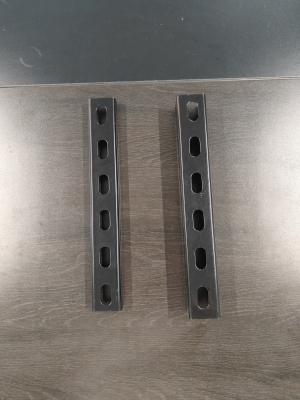 China Durable C Strut Channel with Powder Coated Black Finish Cold Formed Steel Profile for MEP Systems Photovoltaic Mounting and Construction Support for sale