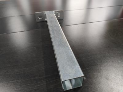 China Unistrut Channels Steel Cantilever Brackets with Optional Diagonal Reinforcement for Support in Heavy Load and Medium Load Applications for sale