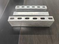 China Unistrut Channels Pre Galvanized Slotted C Strut Channel Made from Carbon Steel with Oval Holes for Flexible and Quick Assembly for sale