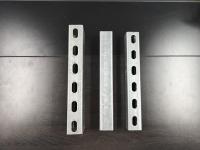 China Unistrut Channels Pre Galvanized Slotted C Strut Channel Made from Carbon Steel with Oval Holes for Flexible and Quick Assembly for sale