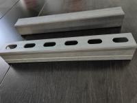 China 41×41 Rib-Reinforced High Tensile Anti-Rust C Steel Strut Channel for Heavy-Duty Construction for sale