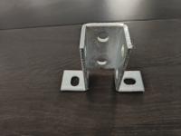 China Hot Dip Galvanized Weld-Free C Channel Base Bracket for Corrosion Resistant Pipe Hanger Support for sale