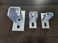 China Corrosion Resistant Heavy Duty C Strut Channel Base Plate with Double Weld Reinforcement for Outdoor Construction for sale