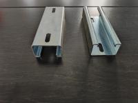 China 41×21 Custom Galvanized Punched Metal Strut Channel | Cold-Formed C Channel Manufacturer for sale
