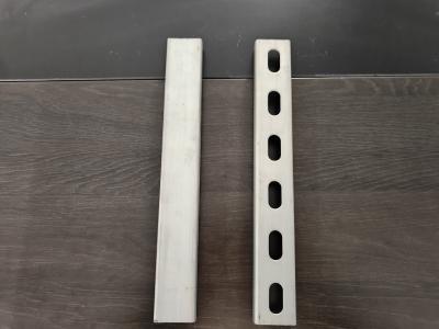 China 41×21 Zn-Al-Mg Coated Rounded Corner Slotted C Strut Channel | Chinese Wholesaler for Electrical and Pipe Support for sale