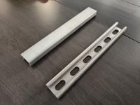 China 41×21 Zn-Al-Mg Coated Rounded Corner Slotted C Strut Channel | Chinese Wholesaler for Electrical and Pipe Support for sale