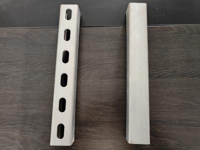 China 41×41 Zn-Al-Mg Coated Rounded-Corner C Strut Channel | Anti-Seismic Support Bracket for Building Engineering for sale