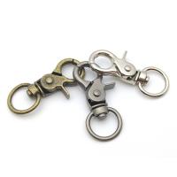 China Zinc Alloy Swivel Snap Hooks Thumb Trigger Nickel Surface For Lanyards for sale