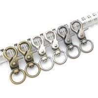 China Zinc Alloy Swivel Snap Hooks Thumb Trigger Nickel Surface For Lanyards for sale