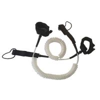 China Plastic Strong Paddle Board Ankle Leash 9'' Length White Colour For Protection for sale