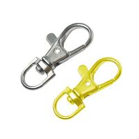 China Zinc Alloy Swivel Lobster Claw 38mm D Ring Lobster Clasp Nickel Gold for sale