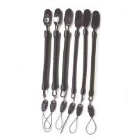China Flexible Spiral Coil Tether With Alligator Clip And Phone Loop for sale
