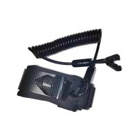 China Black TPU Coated Jet Ski Wrist Strap Floating Standard Kill Switch for sale