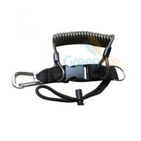 China Underwater Camera Quick Release Coil Lanyard 1.3M Working Length 23MM Coil Diameter for sale