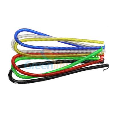 China Stainless Steel Coiled Cable Lanyard Tether 50cm to 100cm Customizable Tool Safety for sale