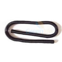 China 2.5mm Diameter 500mm Length Black PU Spiral Coil Lanyard for Fishing Tools for sale