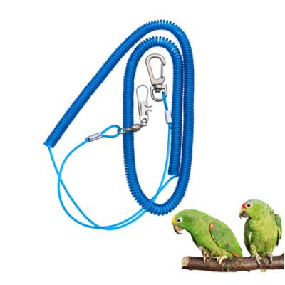 China Elastic Coil Harness Lanyard Tether 1.8mm TPU 3-20m Extended Length for sale