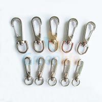 China Zinc Alloy Snap Hook Holders Clips for Coil Lanyards Big L68mm Middle L56.5mm for sale