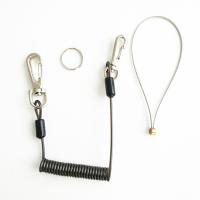 China Hand Free Heavy Duty Lanyard Snap Hook Spring Coil Tool Leash Set for sale