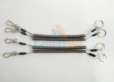 China Elastic Bungee Cord Flexible Coil Lanyard for sale
