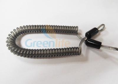 China Expanding Plastic Coil Lanyard Light Weight Tether As Security Fastener for sale
