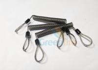 China Flexible 10cm TPU Plastic Spiral Coil Lanyard Loop Design Tool Tether 0.8x3.0x100mm for sale