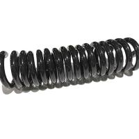 China 8mm Black PU Coiled Retention Rope Custom Length Durable Cable Without Accessory for sale