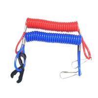 China Emergency Jet Ski Safety Lanyard Tether Kill Stop Cord 1 Meter for Outboard Motors for sale
