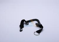 China Greenlife 1.2M Coil Lanyard Tether PU TPU Abrasion Resistant Quick Release for Diving Gear for sale