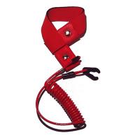 China Durable Red Outboard Engine Kill Cord With Red Soft Wrist Strap for sale
