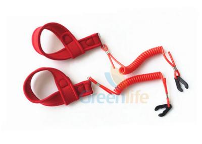 China Outboard Motor Kill Cord Lanyard 3.5mm Coiled with Soft Wrist Band 1m Stretched for sale