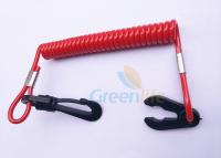 China Plastic Watercraft Safety Lanyard Coiled Kill Switch Cord 1M for Yamaha Kawasaki Seadoo for sale