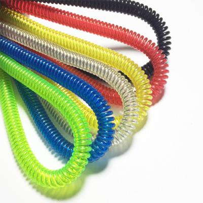 China Stainless Steel Wire Strong Colored Custom Coiled Cords For Protection Leashes for sale