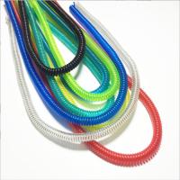 China Stainless Steel Wire Strong Colored Custom Coiled Cords For Protection Leashes for sale