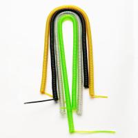 China Ealstic Custom Colored Spring Coiled Cable Lanyard For Safety Use for sale