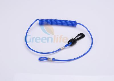 China Custom Jet Ski Kill Switch Cord 1 Meter Long Mercury Stop Switch Lanyard PU for sale