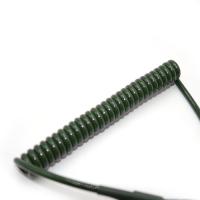 China Tactical Coiled Pistol Lanyard Nylon Loop 4.0mm Cord Diameter 1.4m Stretch for sale