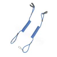 China Universal Plastic Blue Safety Spring Lanyard Jet Ski Accessory for sale