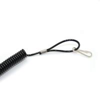 China Yamaha Jet Ski Lanyard OEM Yellow Black Kill Cord 1M TPU Coiled Outboard Engine Safety for sale