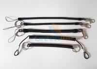 China 2.3mm Coiled Key Lanyard Safety Tool with Clip for Industrial Use for sale